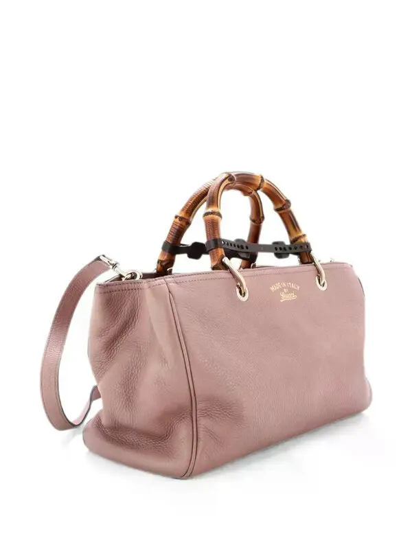 Gucci Bamboo Shopper Leather Medium Tote Bag