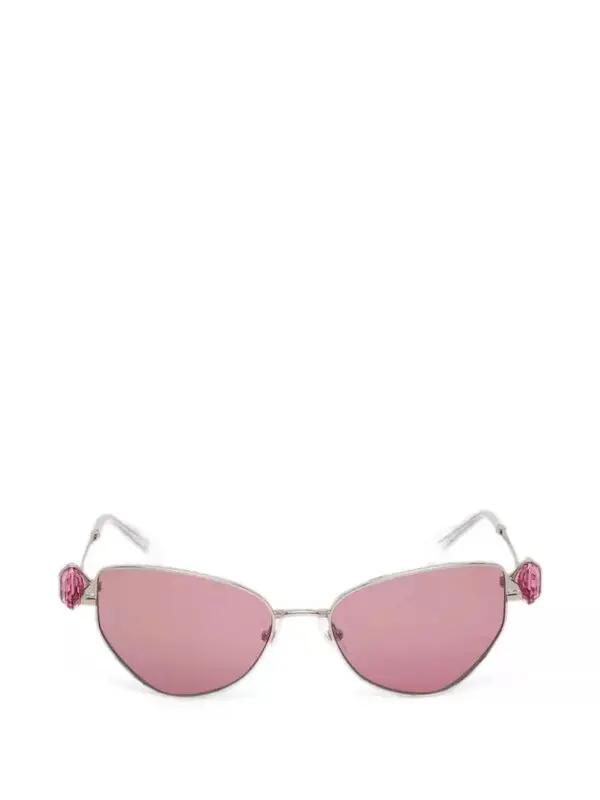 SWAROVSKI Crystal-embellished Cat-eye Sunglasses - Silver