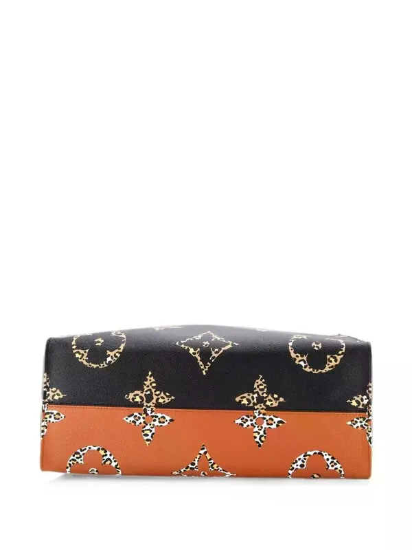 LOUIS VUITTON Onthego Limited Edition Jungle Monogram Giant Gm Tote Bag - Black