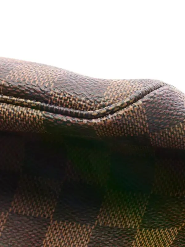 LOUIS VUITTON 2011 Pm Neverfull Damier Ebene Canvas Tote Bag