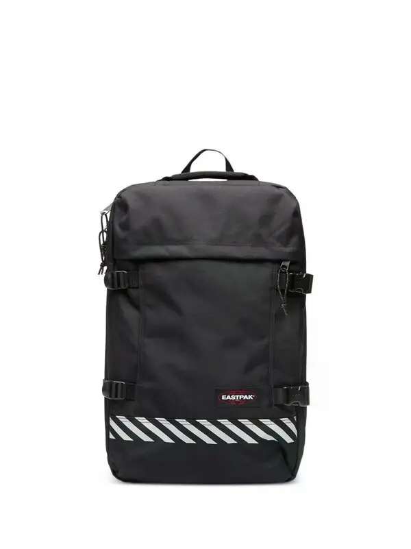 EASTPAK Large Travelpack Striped Backpack - Black