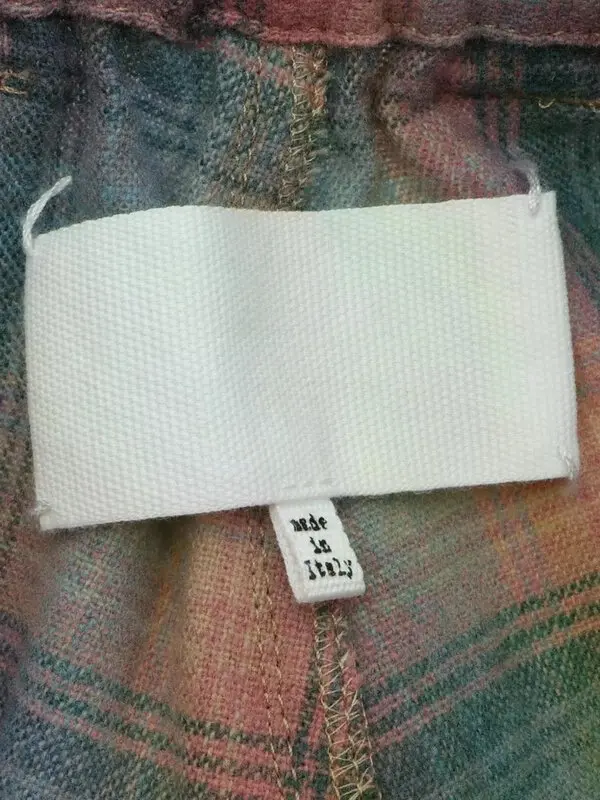 MAISON MARGIELA 2010s X Pendleton Check-panel Wide-leg Trousers