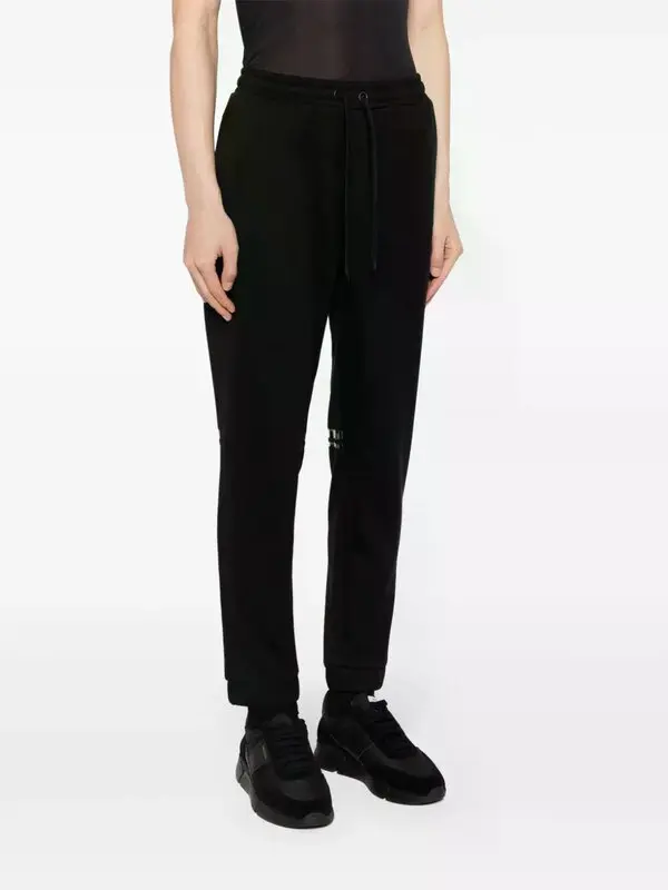 BOSS Stripe-detail Cotton Track Pants