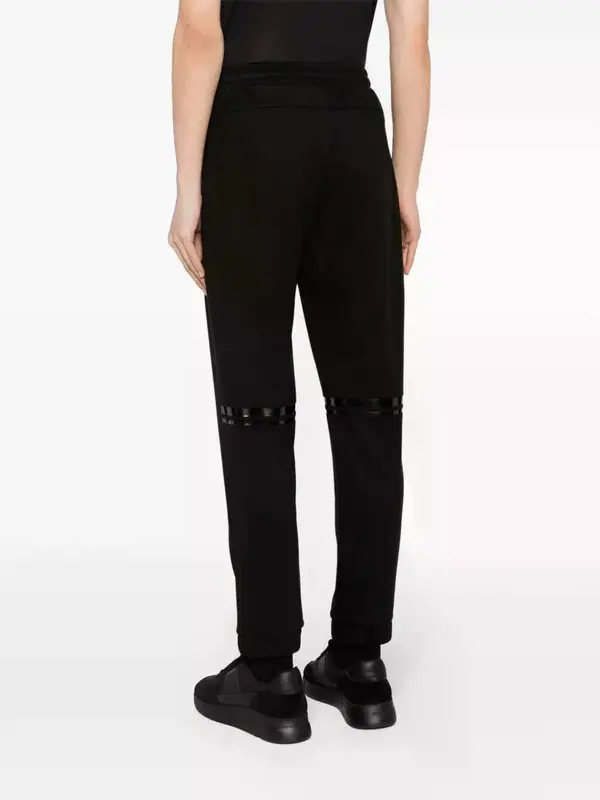 BOSS Stripe-detail Cotton Track Pants