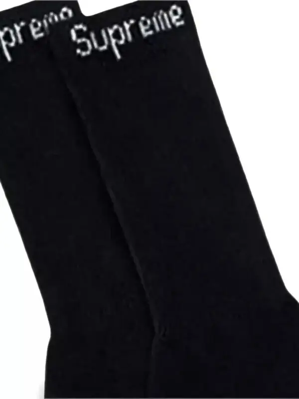 Supreme Logo-print Crew Socks