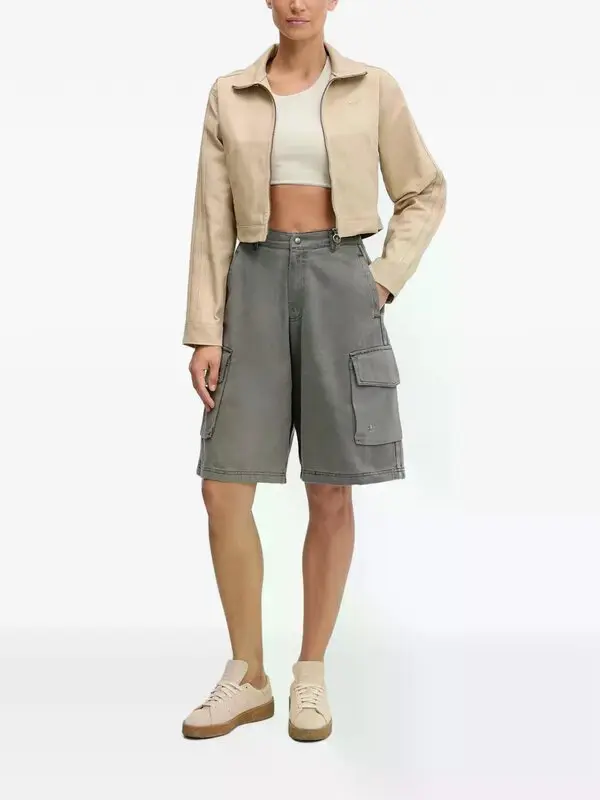 Adidas Firebird Twill Crop Track Top