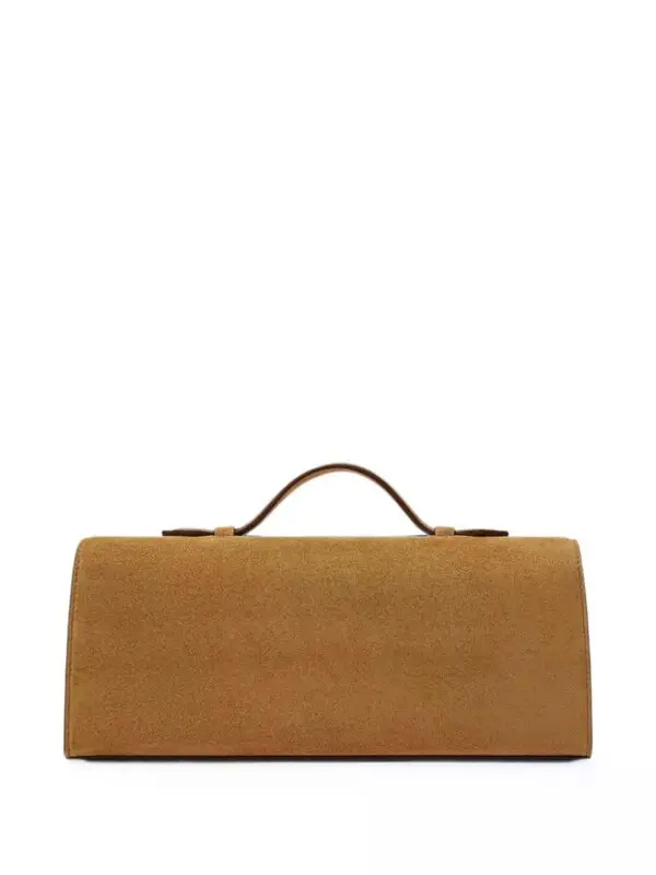 Savette Symmetry Slim Suede Clutch Bag
