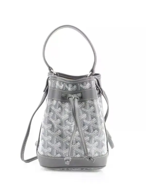 Goyard Petit Flot Coated Canvas Mini Bucket Bag