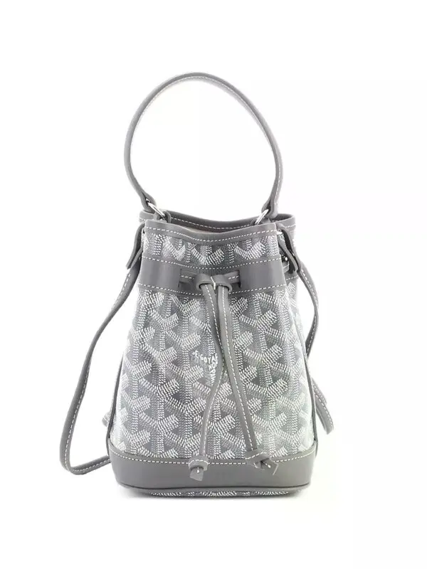 Goyard Petit Flot Mini Bucket Bag - Grey