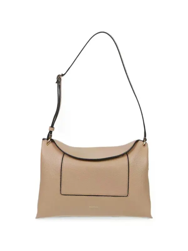 WANDLER Grained Leather Shoulder Bag