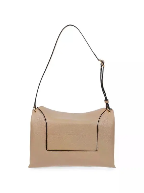 WANDLER Grained Leather Shoulder Bag
