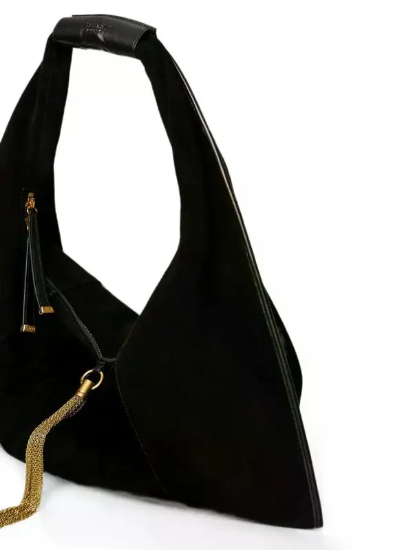 TWINSET Chain-tassel Leather Bucket Bag