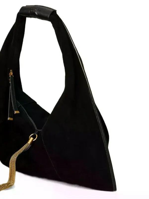 TWINSET Chain-tassel Leather Bucket Bag