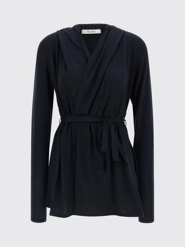 Max Mara Belted Knit Jumper - Blue