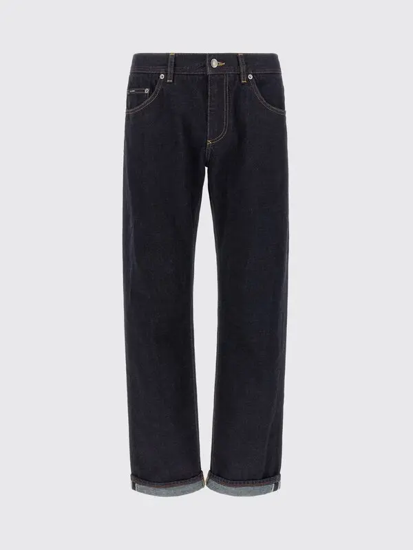 Dolce & Gabbana Regular Fit Straight-leg Jeans - Blue