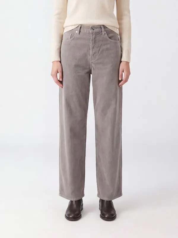 HAIKURE Bethany Wide-leg Cotton Corduroy Trousers - Nude