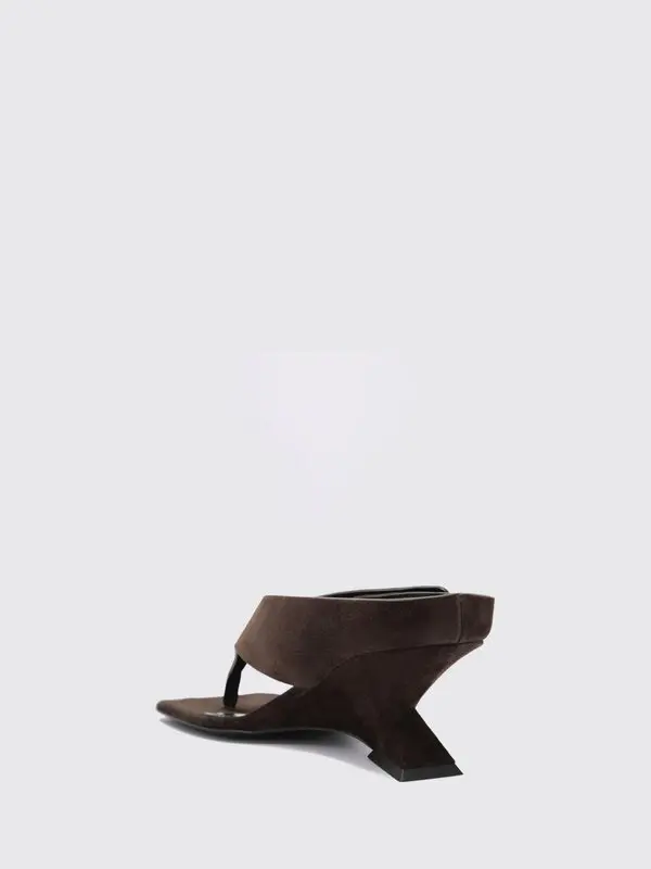 Attico Suede Wedge Heeled Sandals