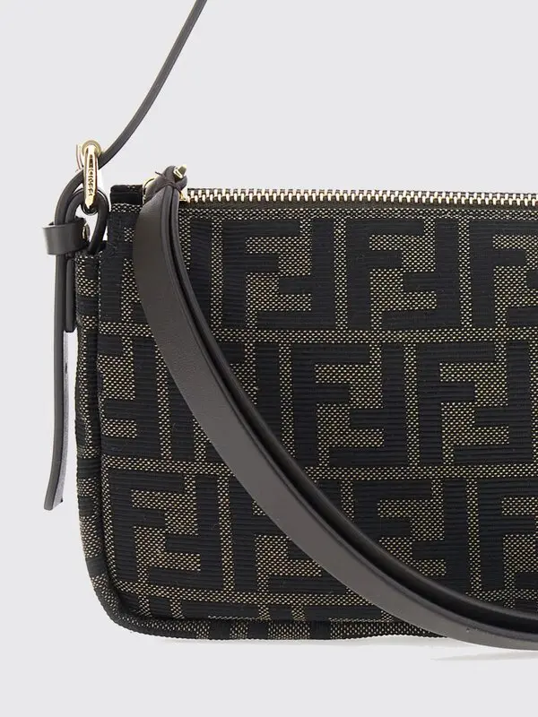 Fendi Ff Zucca Monogram Jacquard Mini Bag - Brown