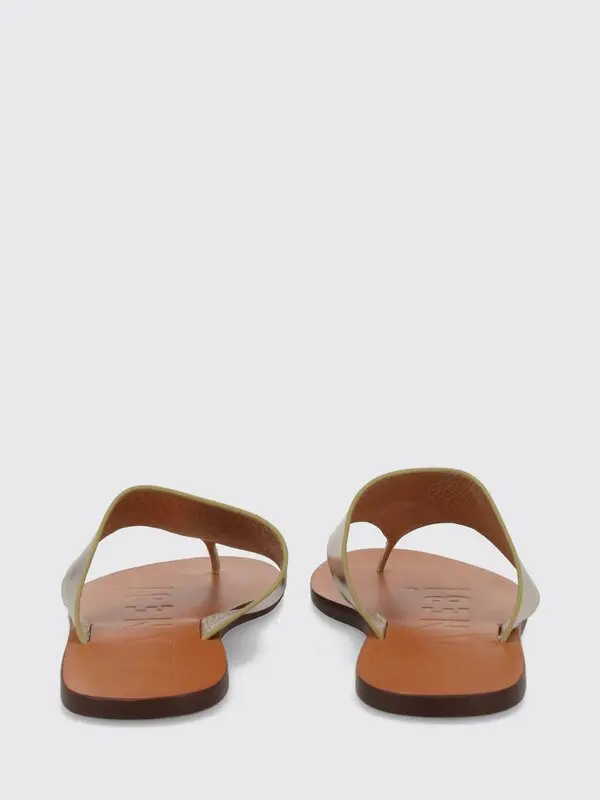 Manebí Flat Metallic Thong Sandals