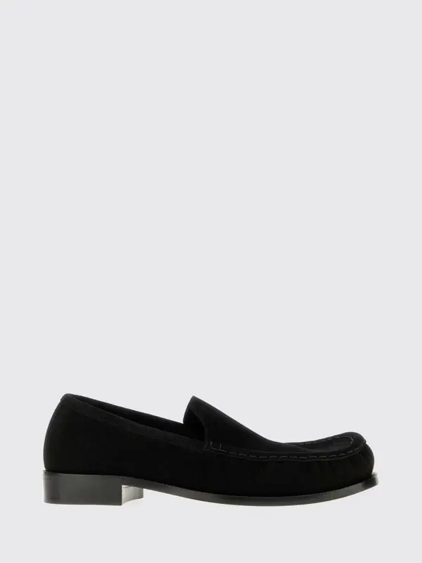 Dries Van Noten Suede Loafers - Black