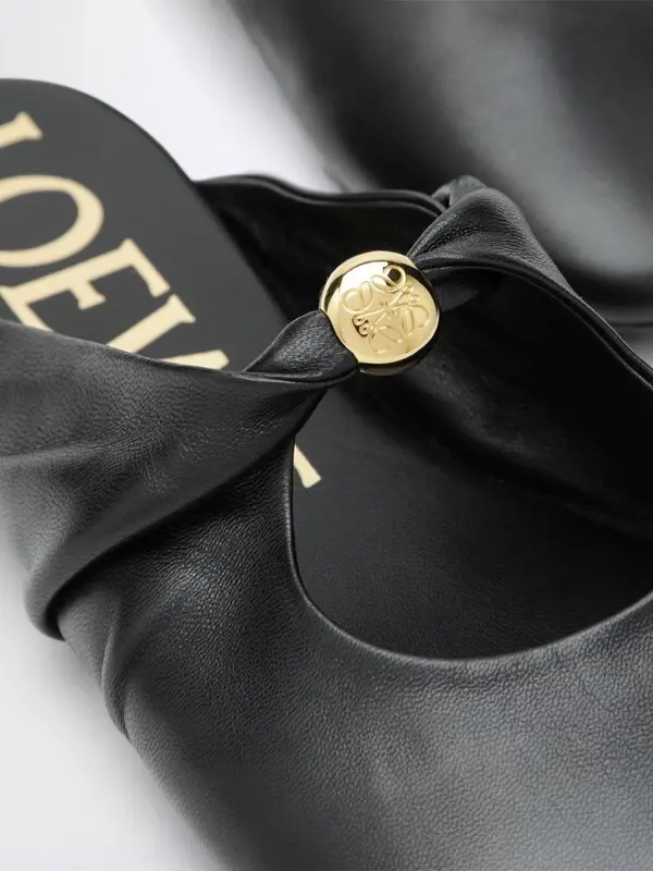 Loewe Leather Heeled Mules