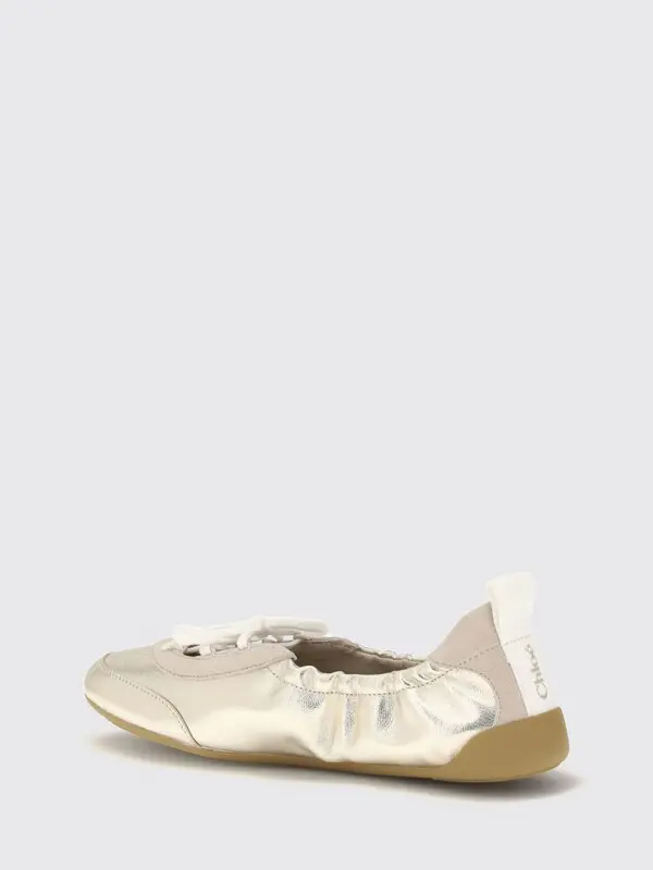Chloé Metallic Ballerina Trainers