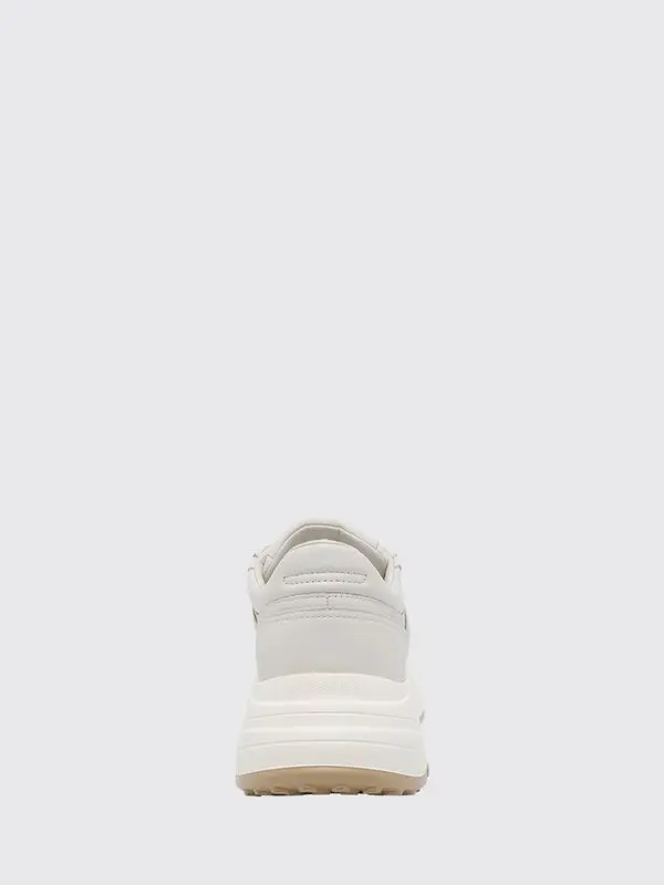 Hogan Hi-fi Smooth And Laminated Nappa Leather Sneakers With Chunky Sole