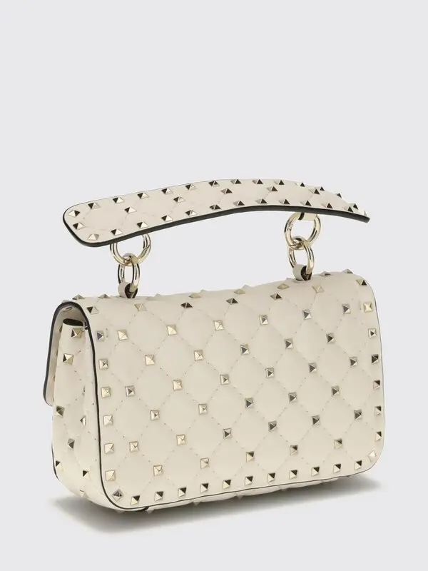 Valentino Garavani Rockstud Quilted Nappa Mini Bag - Ivory