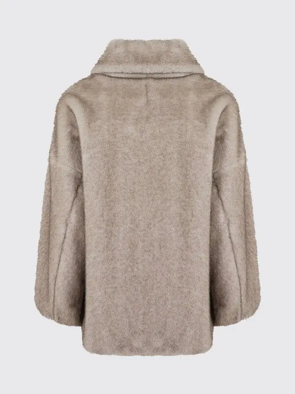 Herno Faux Fur Coat - Grey