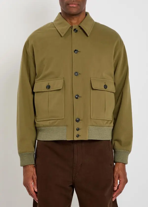 VALSTAR Colin Padded Twill Bomber Jacket