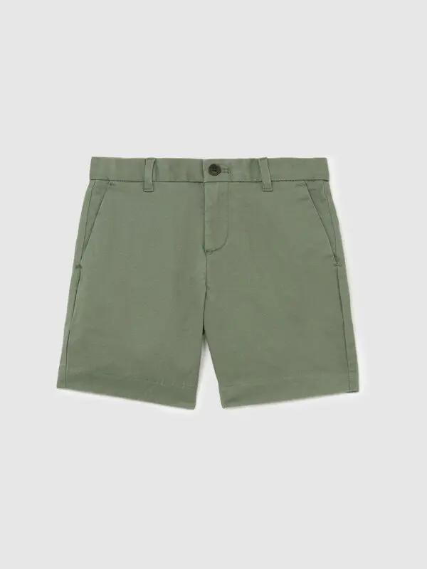 REISS 3-9 Yrs Cotton Chino Shorts With Stretch