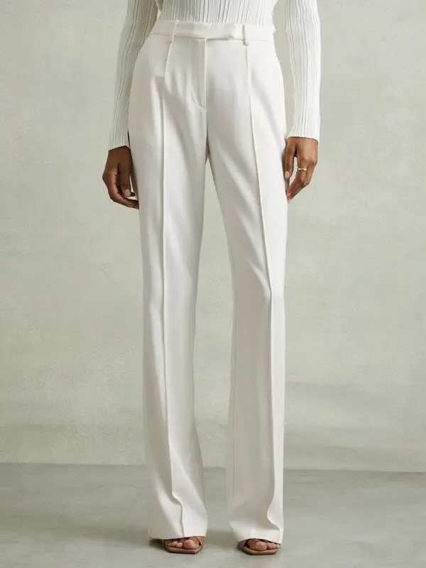 REISS Millie Flared Suit Trousers
