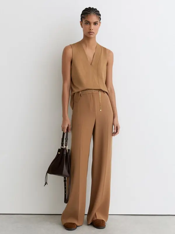REISS V-neck Shell Top
