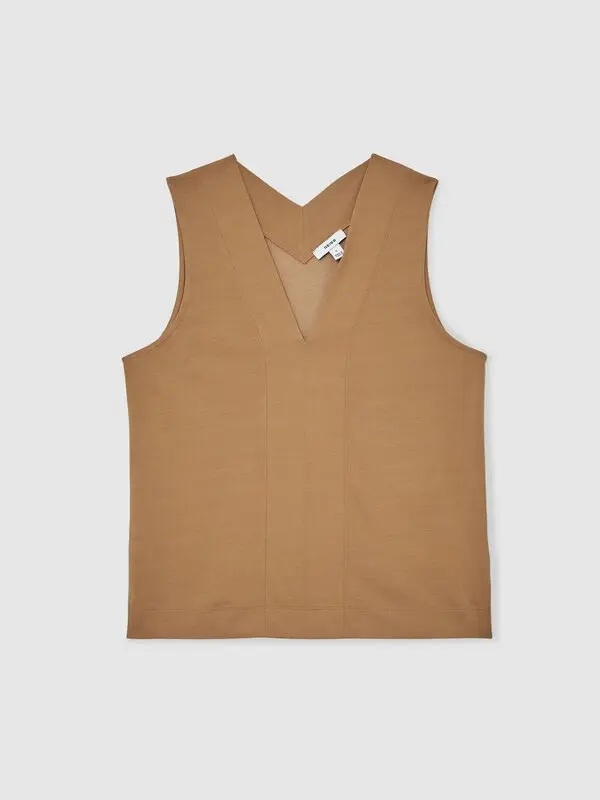 REISS V-neck Shell Top