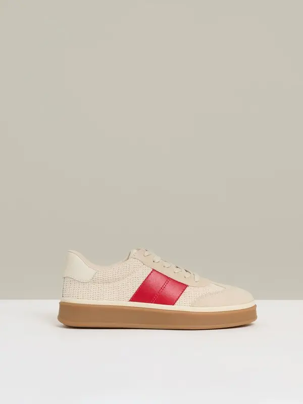 REISS Woven Low-top Trainers