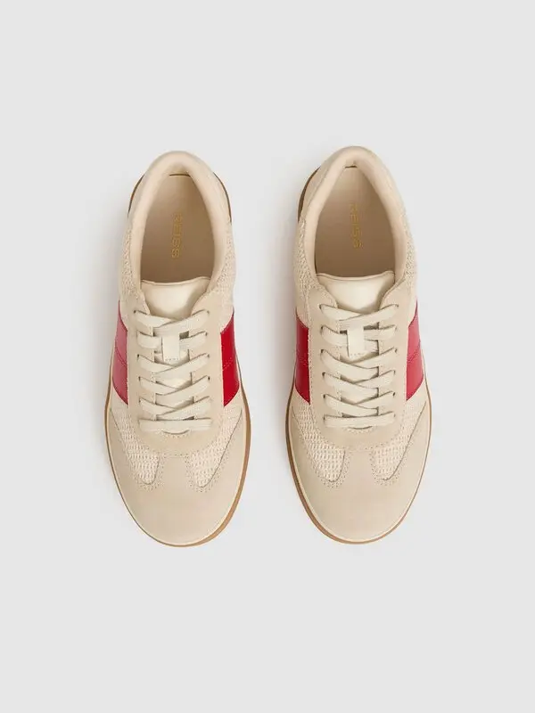 REISS Woven Low-top Trainers