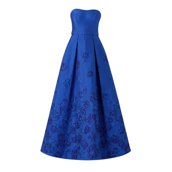SACHA DRAKE Pialle Gown In Sapphire - Blue