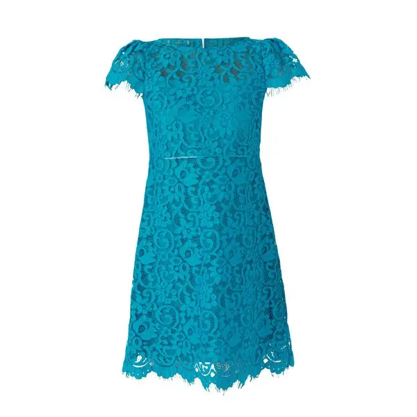 SACHA DRAKE Lucinda Shift Dress In Turquoise - Blue