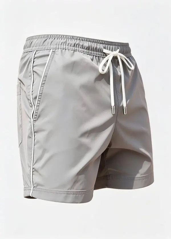 VAYLA Tailored Swim Shorts With Contrast Piping