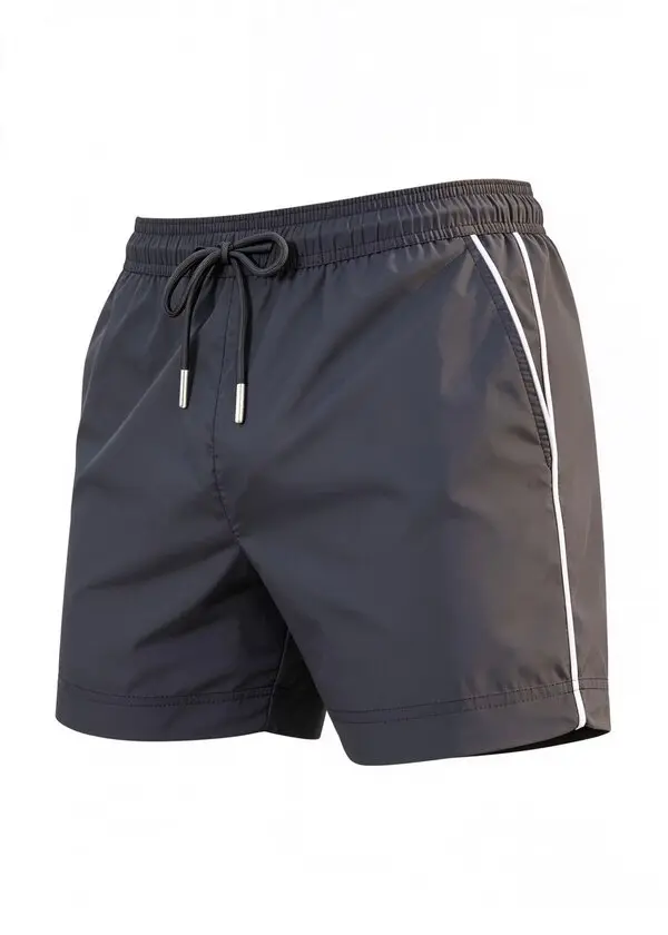 VAYLA Plain Tailored Swim Shorts With Contrast Piping