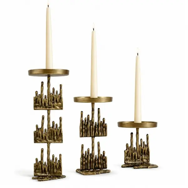 MARLETH Drip Candle Holder Set Three