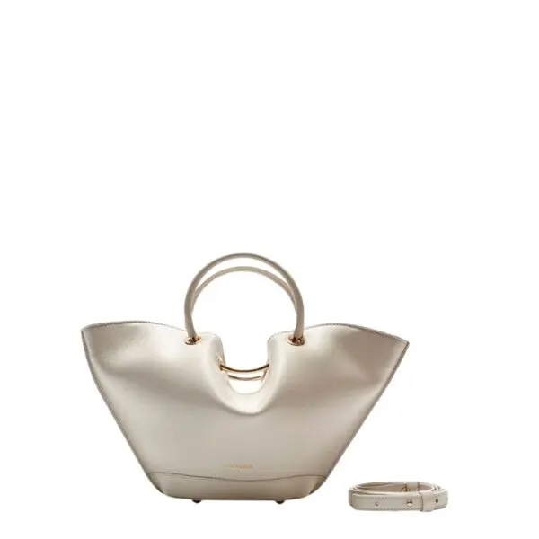 SAONARA BRAND Mini Capazo Bag Ivory Leather