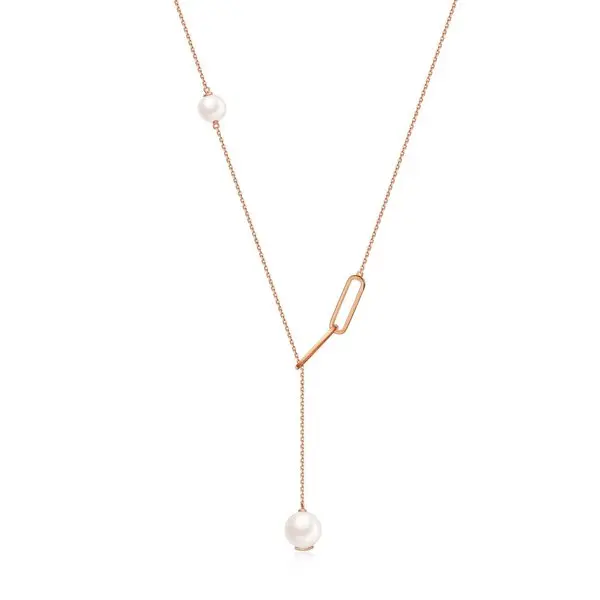 OHARA PEARL Link Necklace Gold