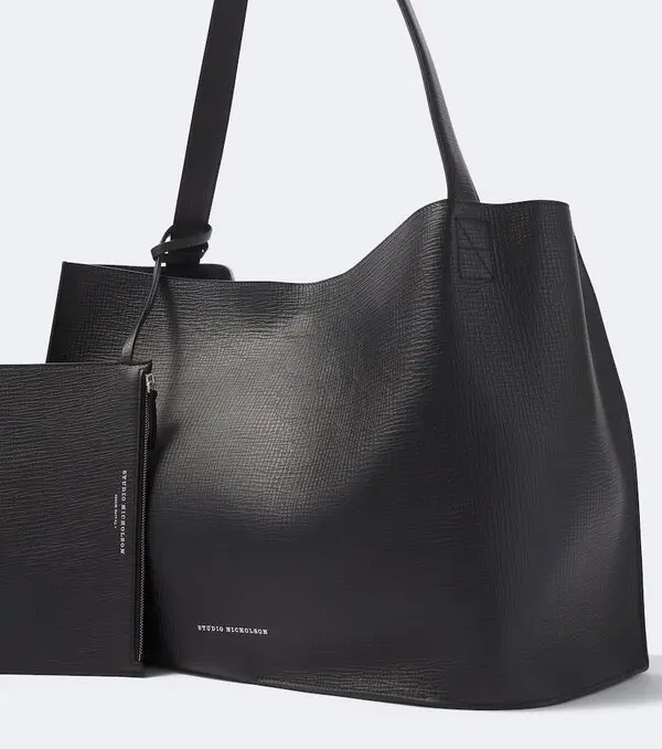 Studio Nicholson Doublet Leather Tote Bag