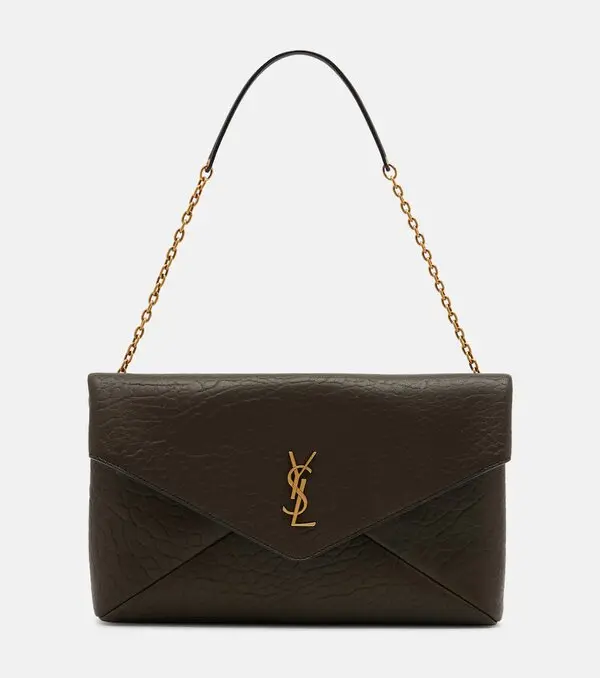 Saint Laurent Cassandre Large Leather Shoulder Bag