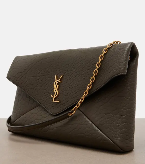 Saint Laurent Cassandre Large Leather Shoulder Bag