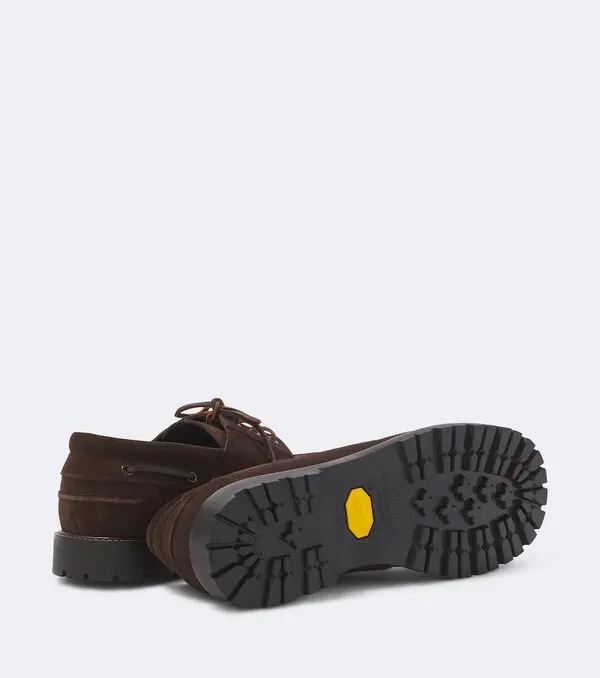 Studio Nicholson Guston Suede Boat Shoes