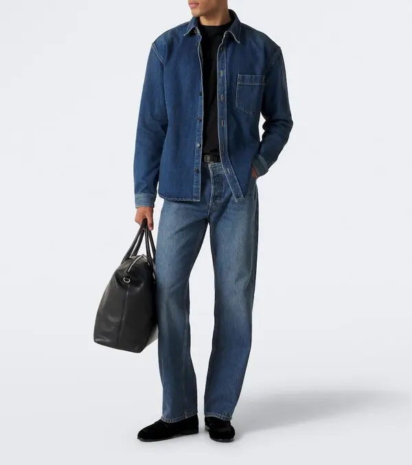 Saint Laurent Cassandre Denim Shirt