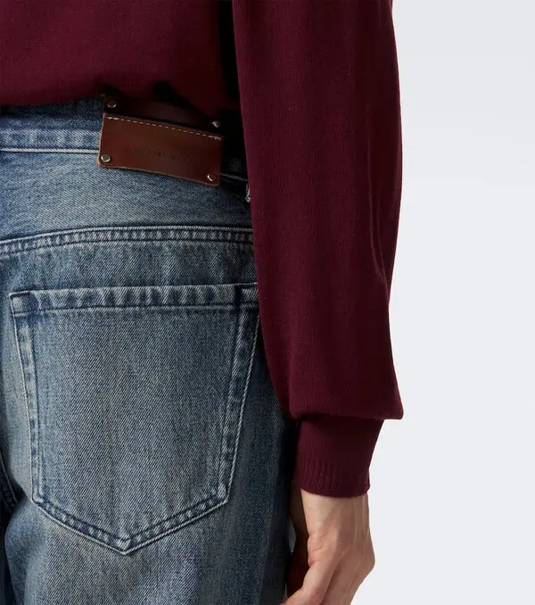 Dries Van Noten Faded Straight Jeans