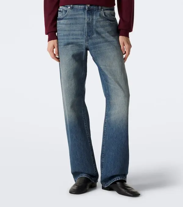 Dries Van Noten Faded Straight Jeans